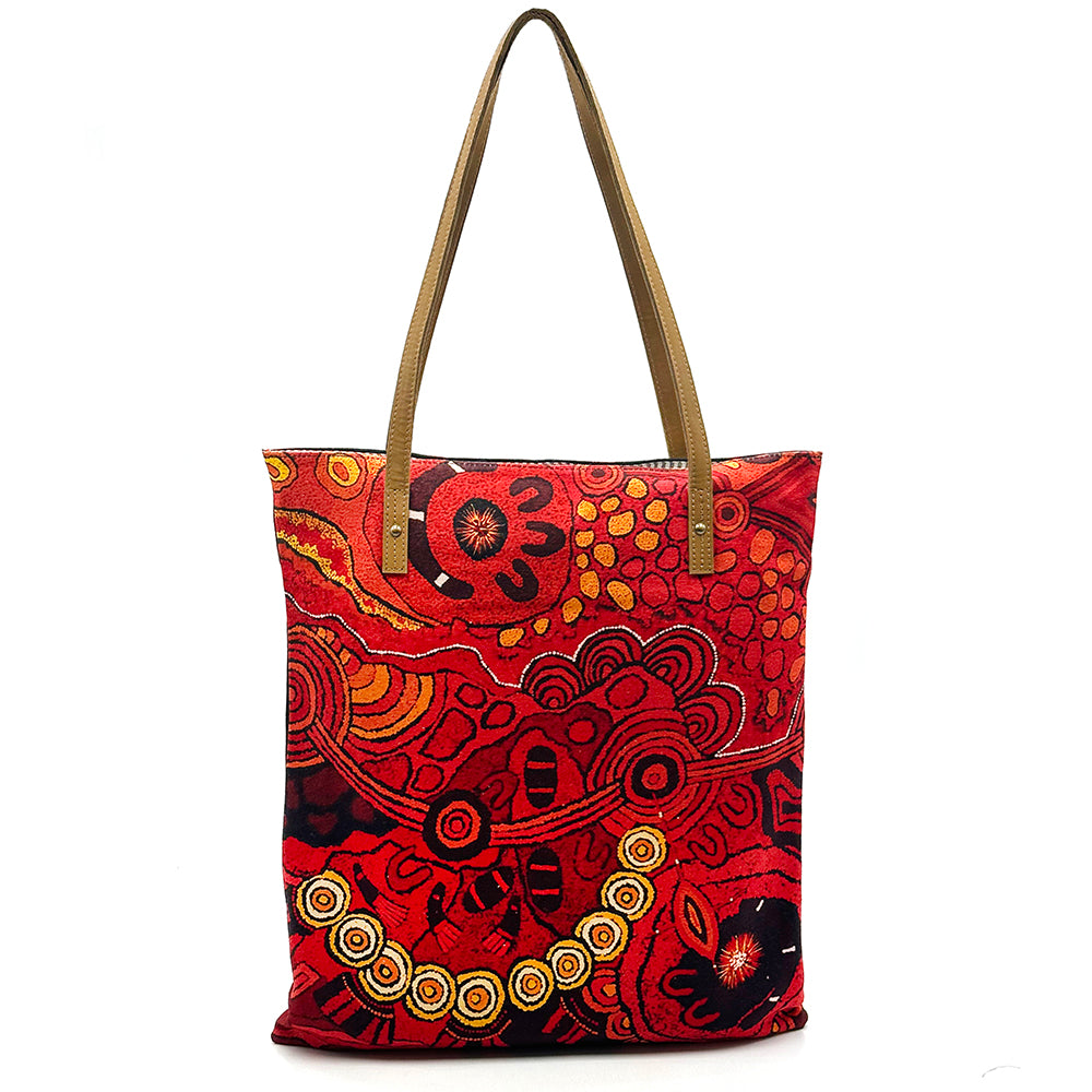 Ethical Indigenous Art Tote Bag Australia | Cedric Varcoe – The Fair Trader