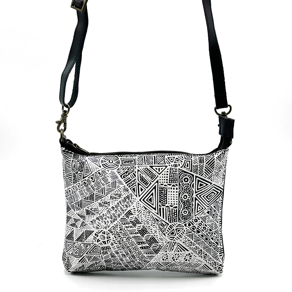 Indigenous Art Crossbody Bag - Simplicia Tipungwuti | Gifts Australia ...