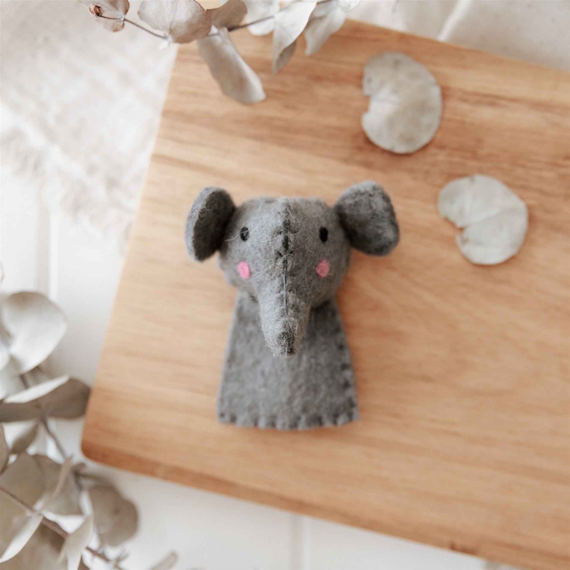 Elephant Finger Puppet | Sustainable Kids' Gifts Australia – The Fair ...