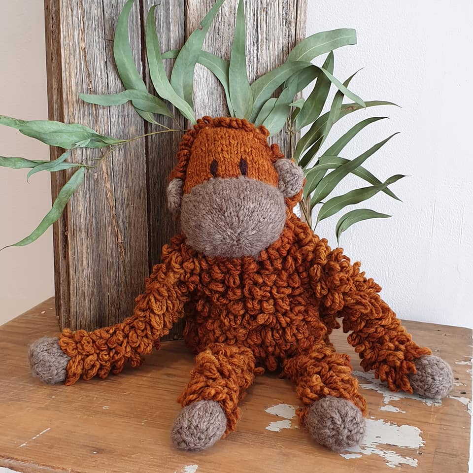 Fair Trade Toys & Baby Gifts - Kenana Knitters - Wool Orangutan – The ...